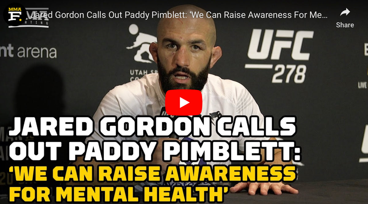 Jared Gordon calls out Paddy Pimblett: ‘We can raise awareness for men ...